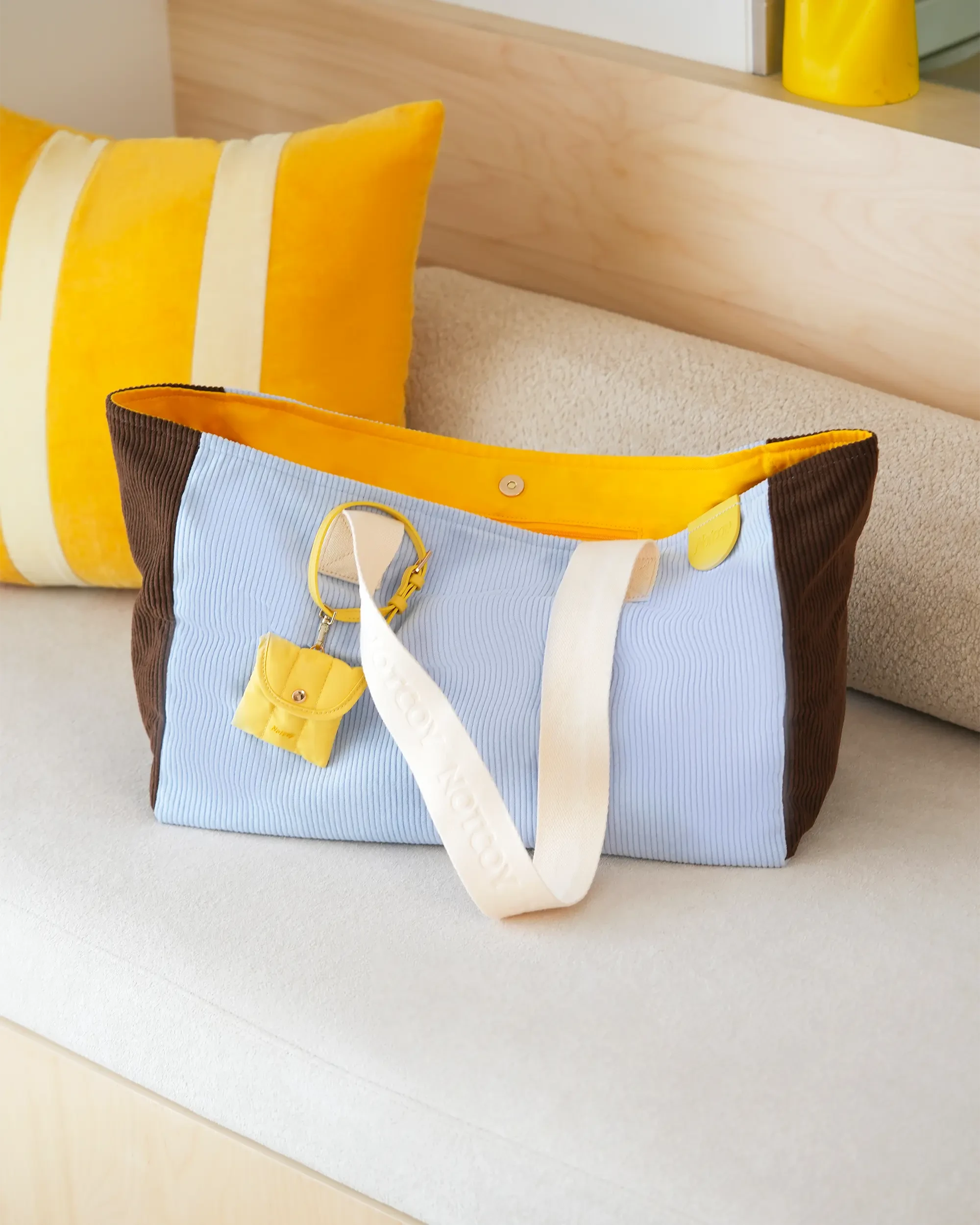Blue Truffle Tote Bag | Bold Colorful Tote Bag | Notcoy